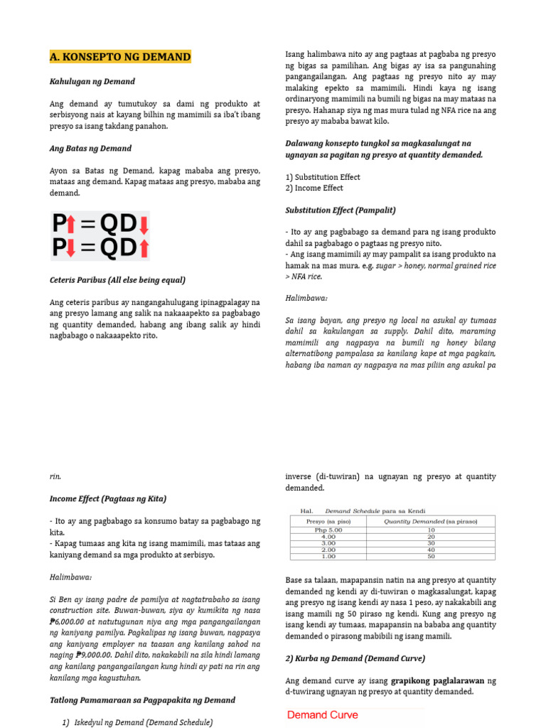 AP 9 - Konsepto NG Pagkonsumo at Mga Salik Na Nakakaapekto Sa ...