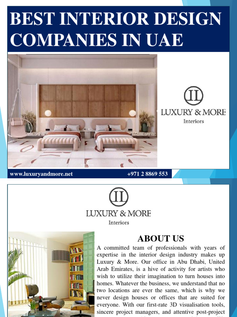 Best Interior Design Companies in Uae | PDF | United Arab Emirates ...