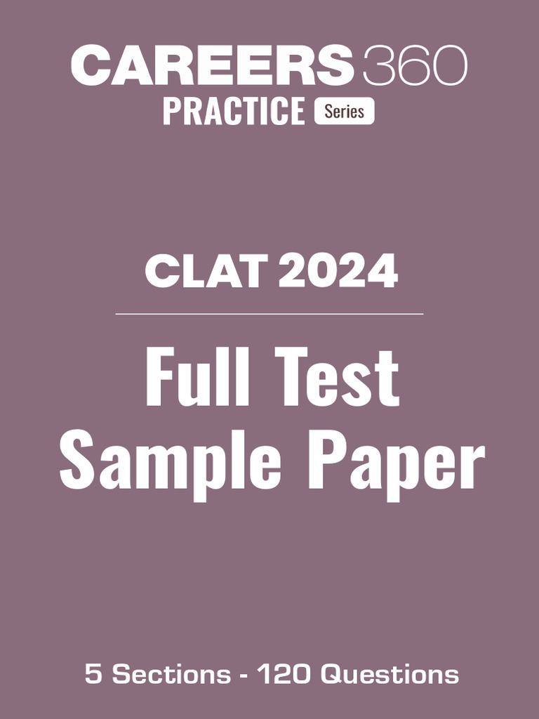 CLAT Sample Paper Updated PDF | PDF | Social Media | Popular Culture ...
