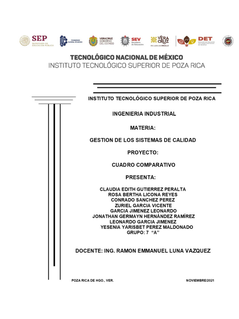 Cuadro Comparativo - Equipo2 | PDF | Iso 9000 | Infraestructura Cuadro Comparativo - Equipo2 | PDF | Iso 9000 | Infraestructura