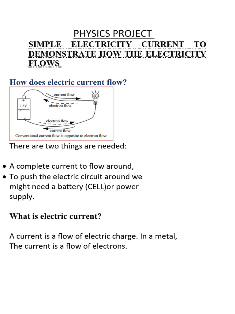 Physics Project | PDF | Voltage | Electricity Physics Project | PDF | Voltage | Electricity