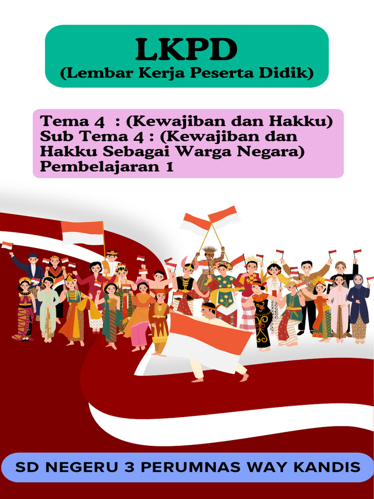 LKPD Kelas 3 Tema 4 (Sub 4) P1&2 | PDF
