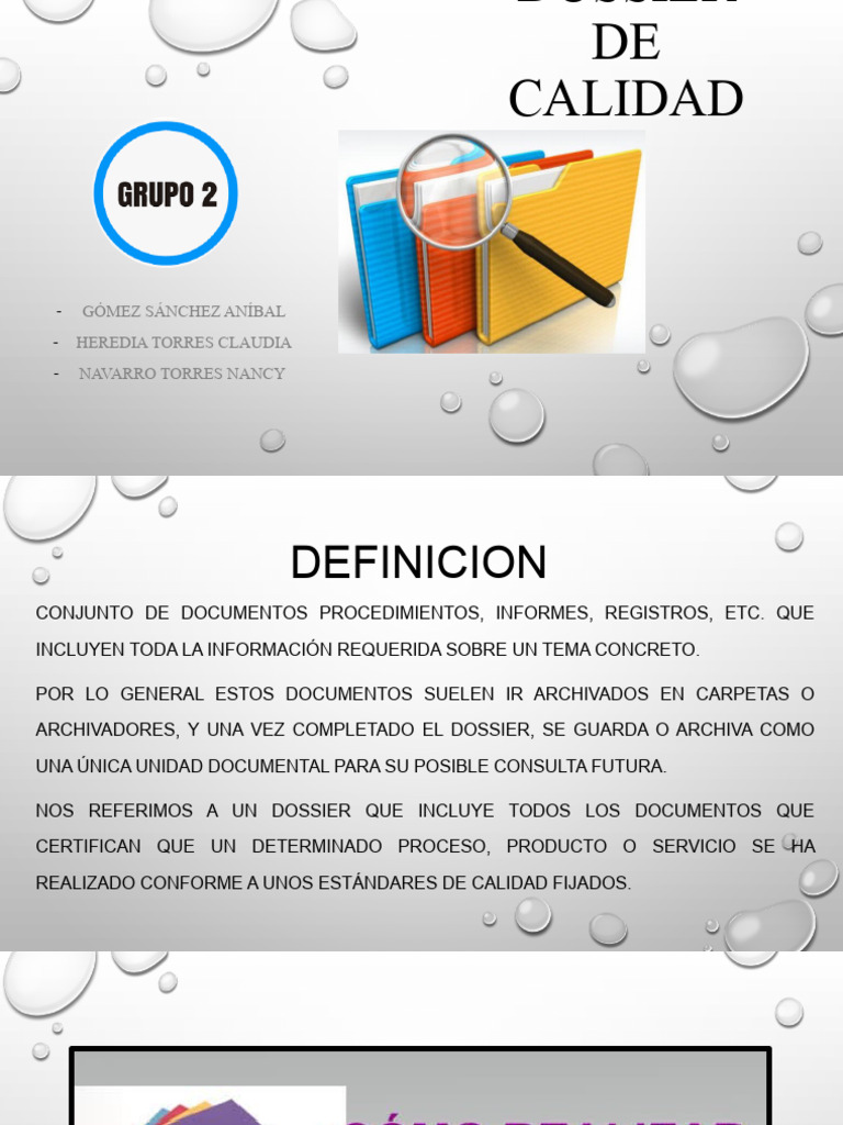 Dossier de Calidad | PDF | Calidad (comercial) | Business