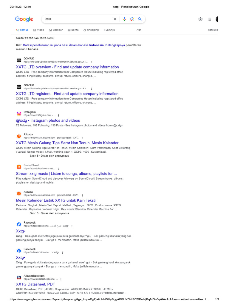 XXTG - Penelusuran Google | PDF