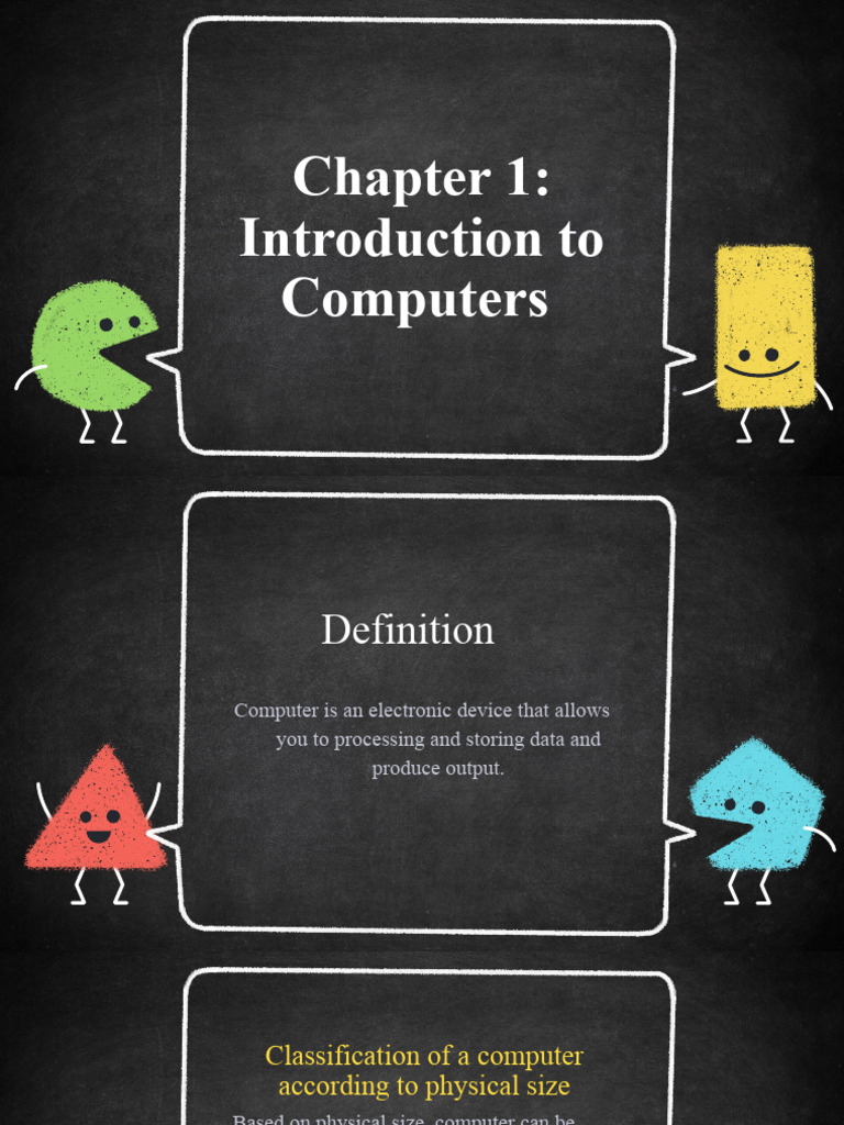 Introduction Computer Chapter 01 Pdf Computer Data Storage Computer Hardware