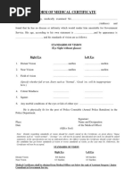 Alp - Proforma For Medical Certificate To Be Obtained From An Eye ...