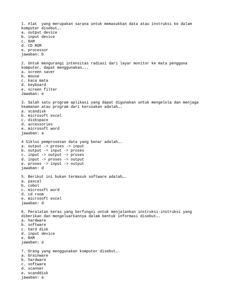 Soal Semester 2023 Genep | PDF