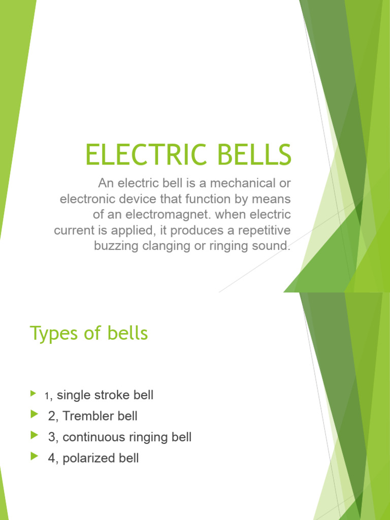 Electric Bells | PDF | Transformer | Relay