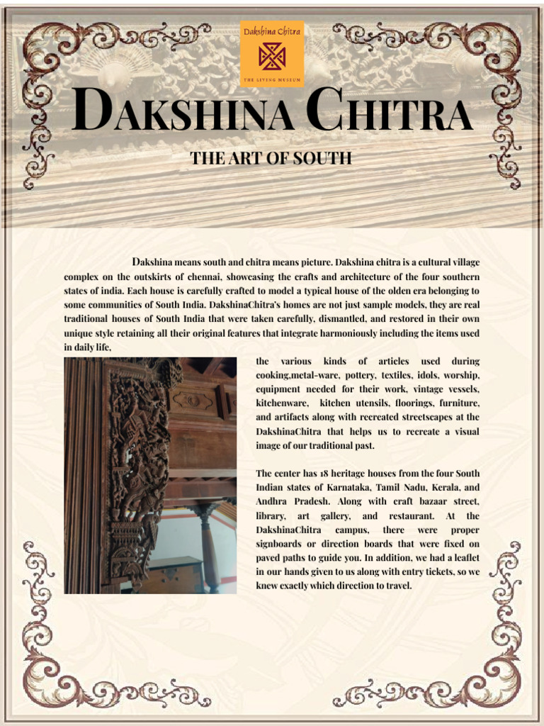 Dakshina Chitra Page 1 | PDF