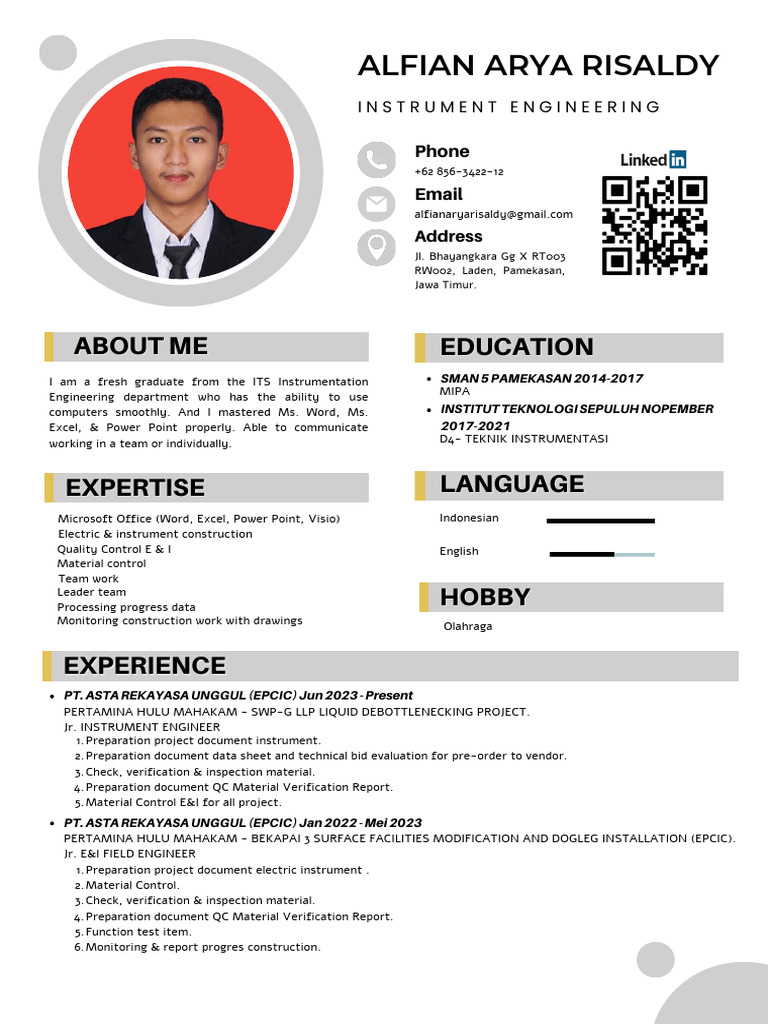 CV Alfian Arya Risaldy | PDF | Computing | Systems Engineering