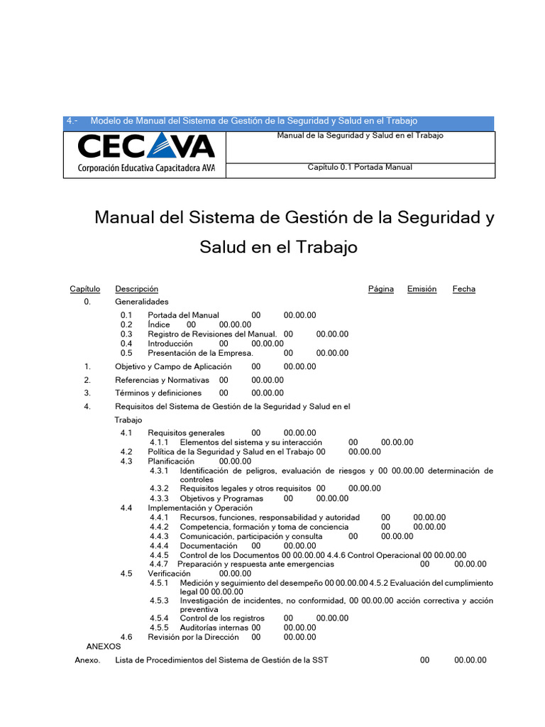Modulo 4 Manual de Seguridad y Salud en El Trabajo en Mineria | PDF ...