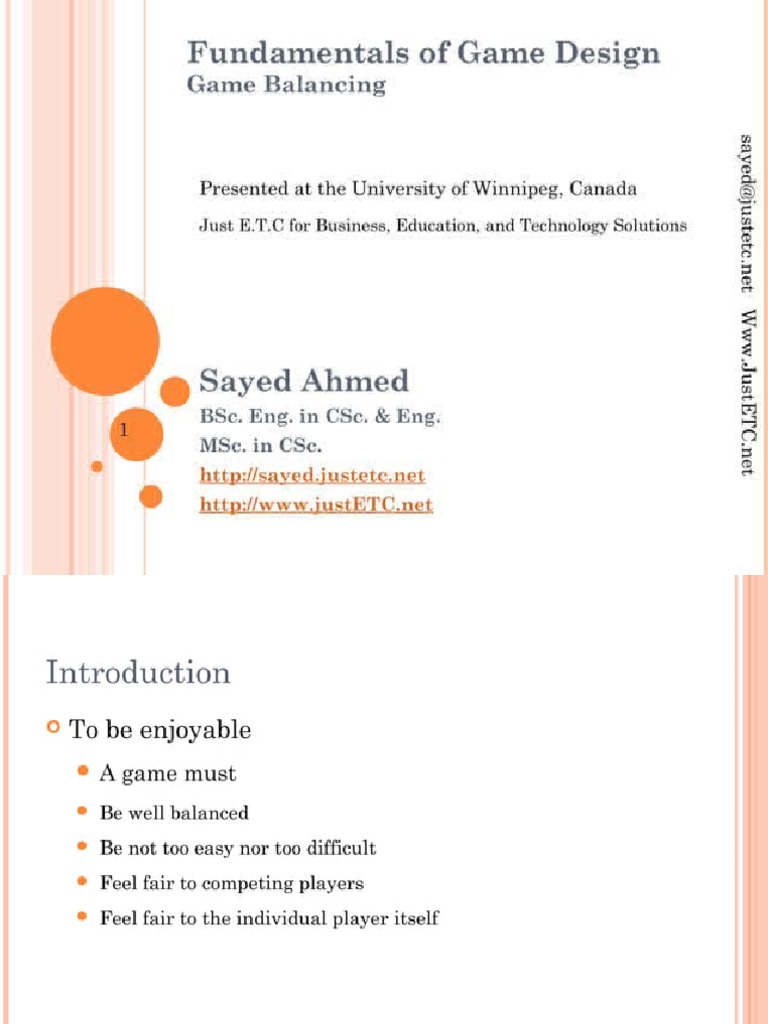 Game Balancing 66908546 | PDF