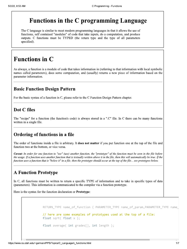 Functions Form Internet | PDF