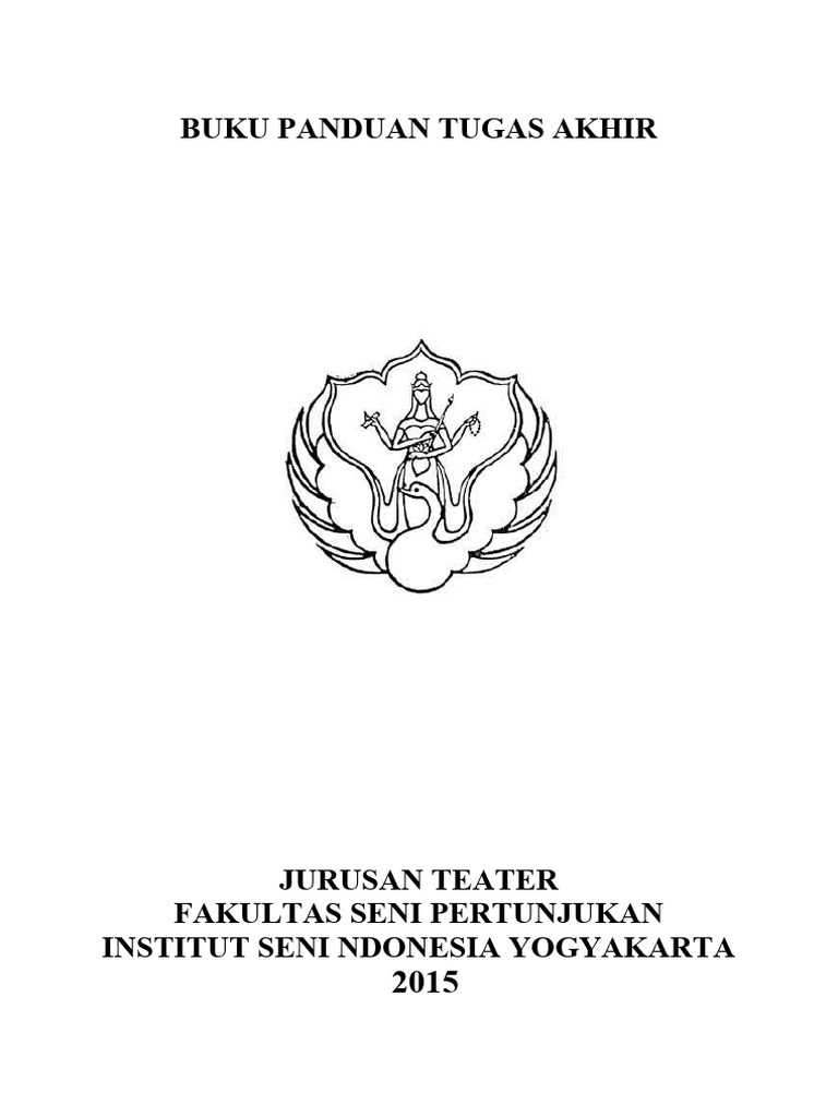 Panduan Skripsi Jurusan Teater ISI Yogyakarta | PDF | Seni