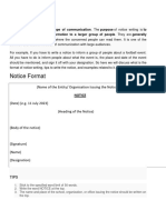 Circular Letter Sample - Format - Example - Template | PDF ...