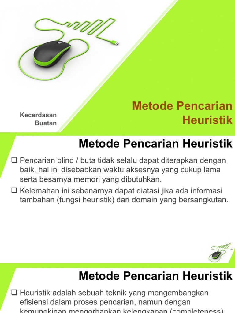 Minggu 4 Metode Pencarian - Heuristik | PDF | Metode & Bahan Ajar