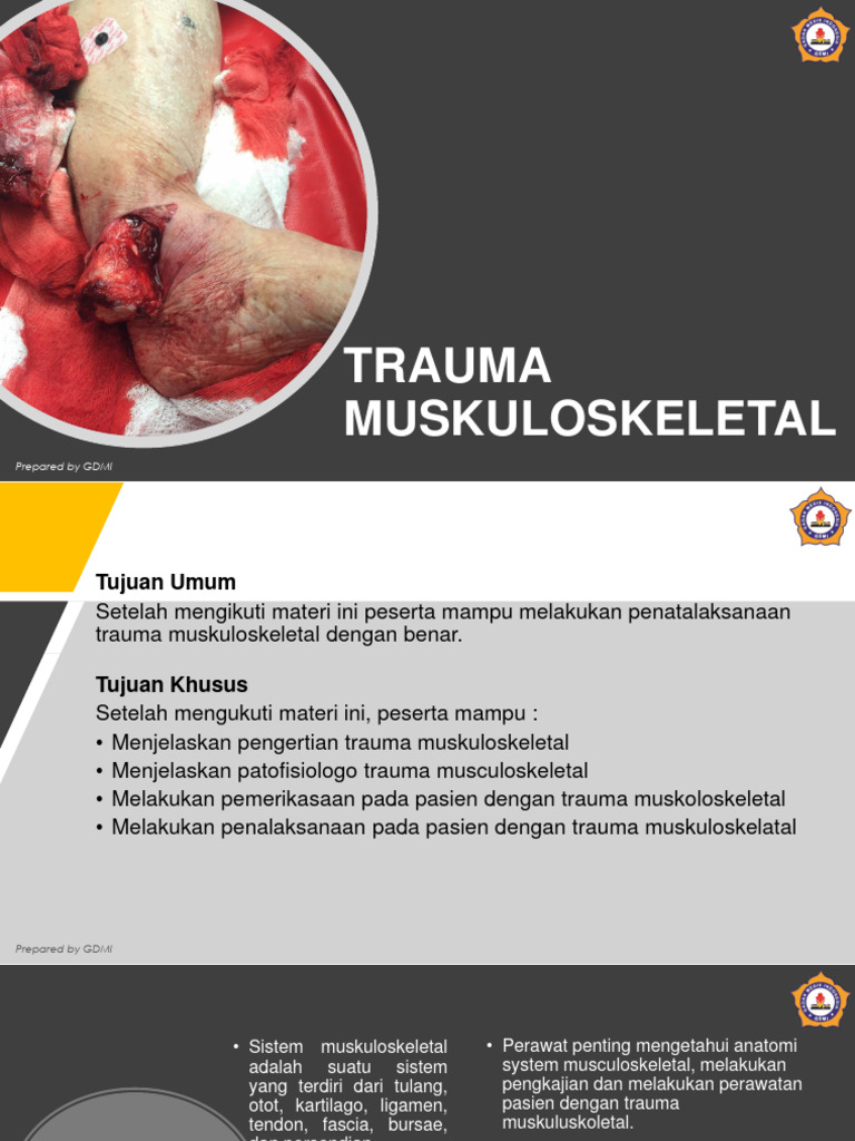 Panduan Trauma Muskuloskeletal | PDF | Sains & Matematika
