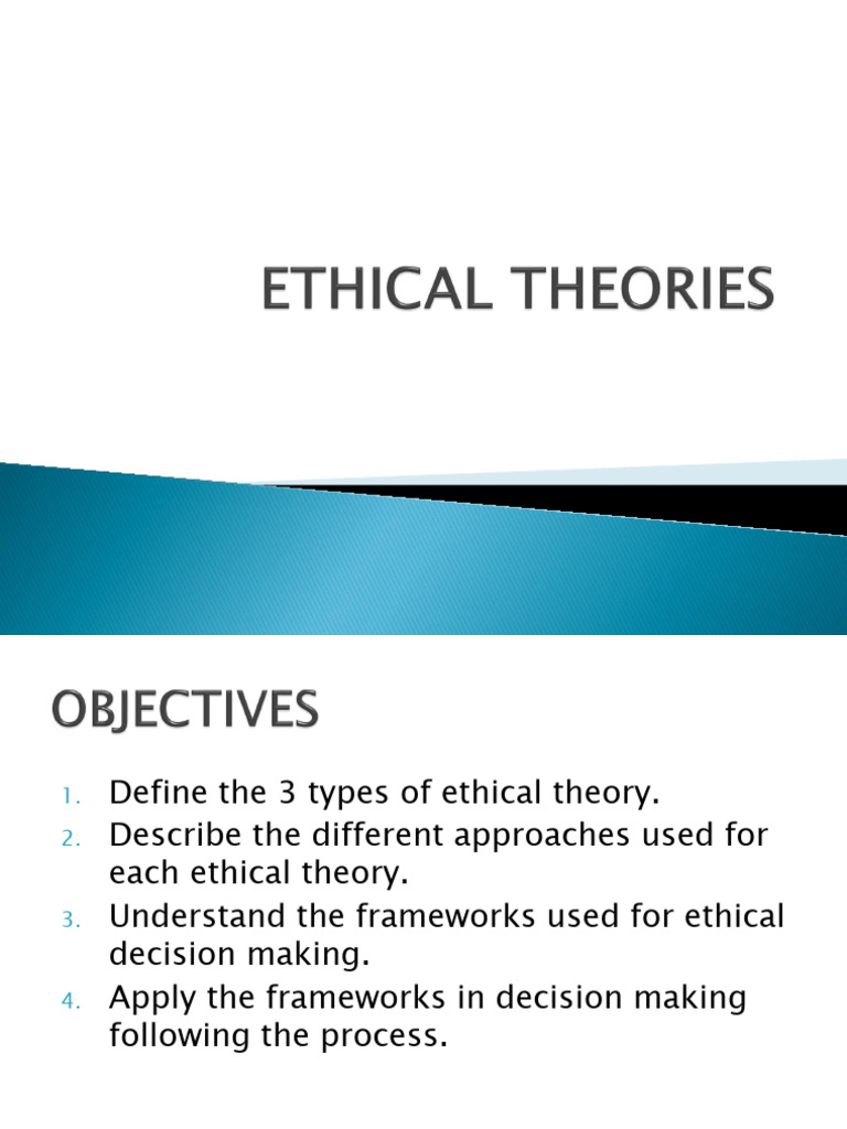 Ethical Theories Pdf Philosophical Theories Psychology