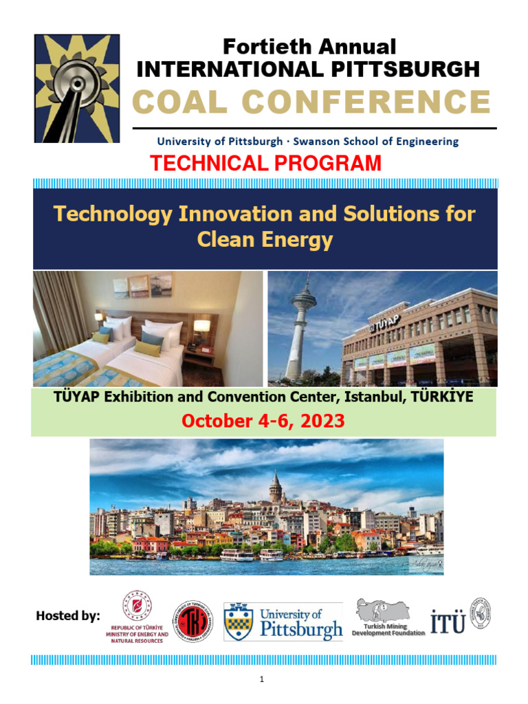 Technical Program PCC 2023 - Final | PDF | Coal | Gasification