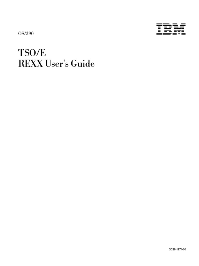 Tso/E REXX User's Guide | PDF | Subroutine | License