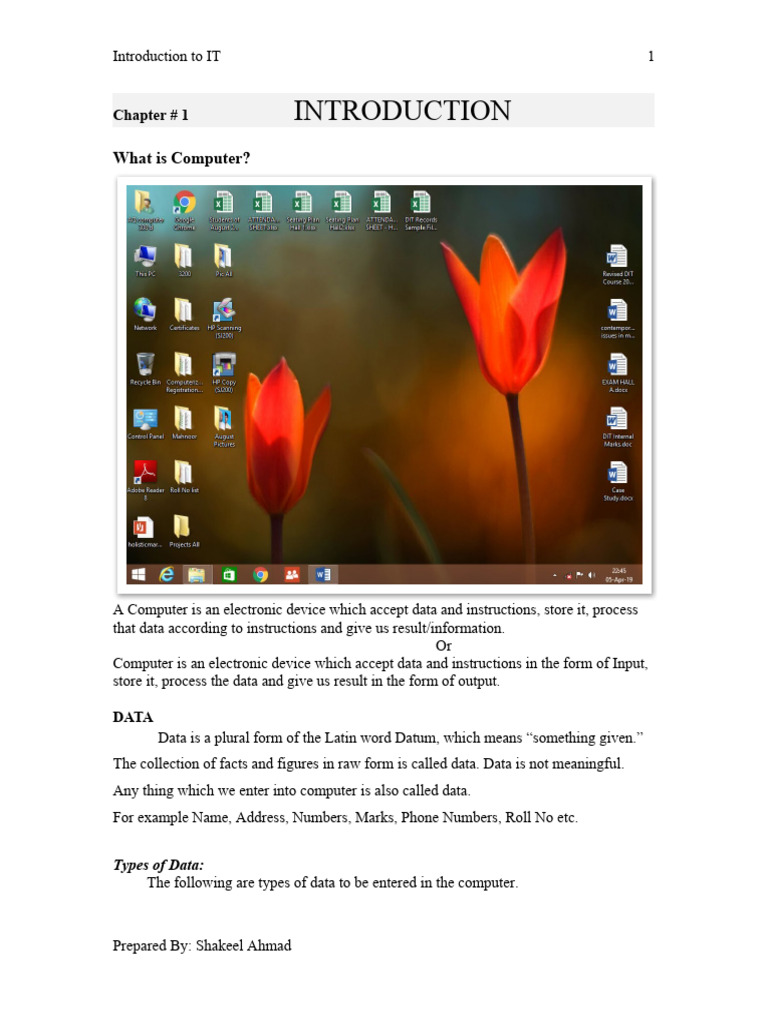 Ict Full Book | PDF | Random Access Memory | Computer Data Storage