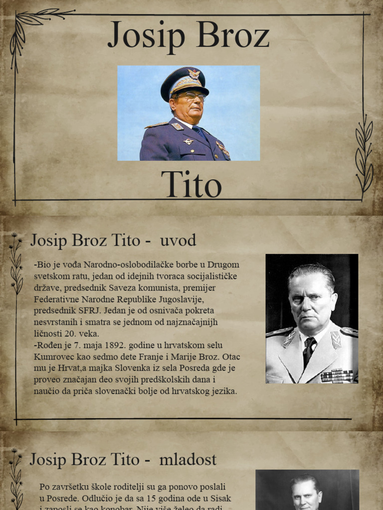 Josip Broz Tito | PDF