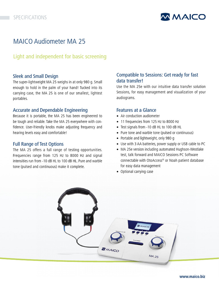 Maico Ma25 Brochure | PDF | Manufactured Goods | Computer Engineering