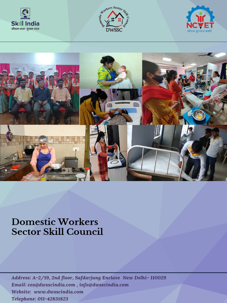 Domestic Workers Sector Skill Council | PDF | Housekeeping | Child Care
