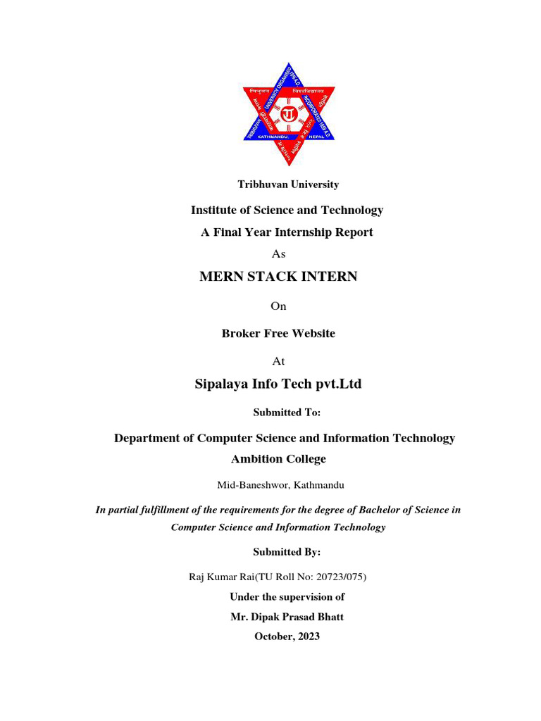 Internship Raj Kumar Rai Report | PDF | Password | Java Script Internship Raj Kumar Rai Report | PDF | Password | Java Script