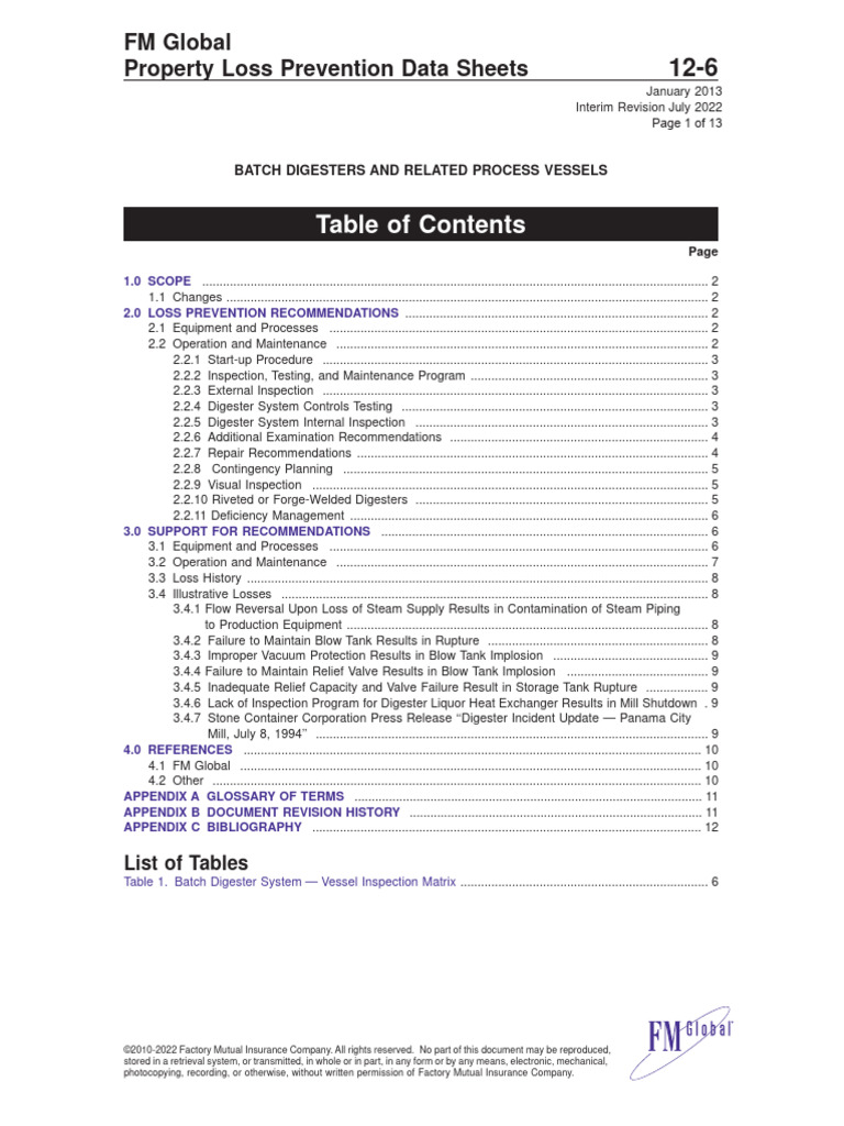 Batch Digester and Related Process Vessels | PDF | Nondestructive ...