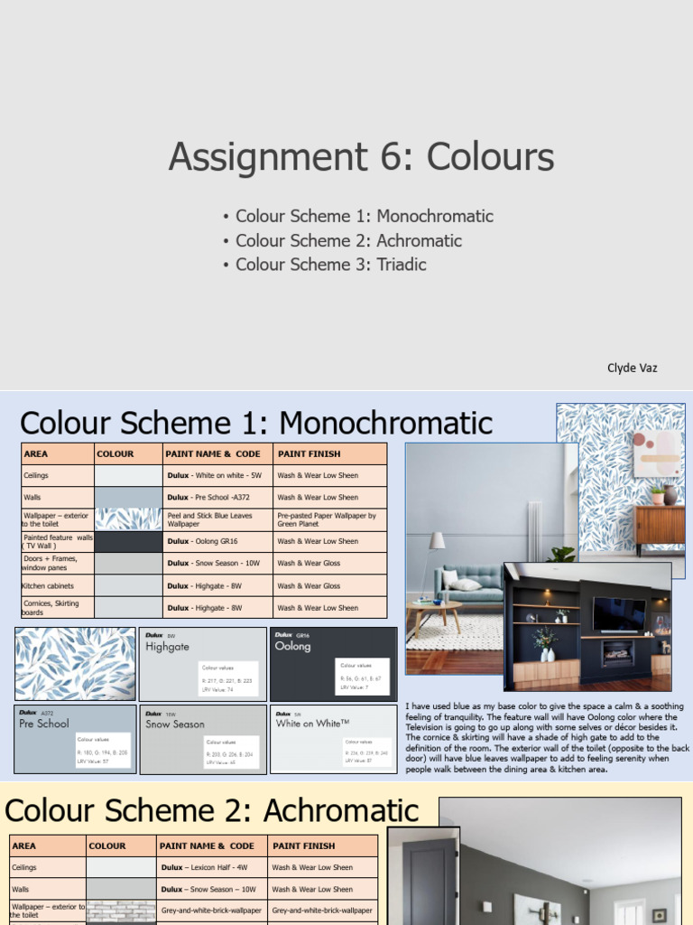 IDI Assignment 6 - Clyde Vaz | PDF | Architectural Elements | Architectural Design