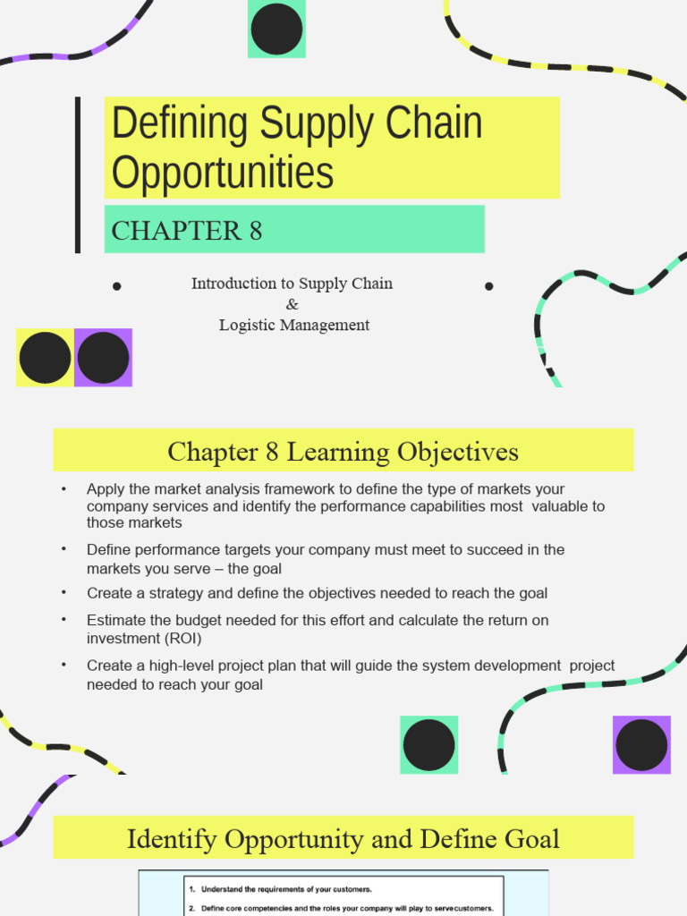 Defining Supply Chain Management Goals | PDF | Strategic Management ...