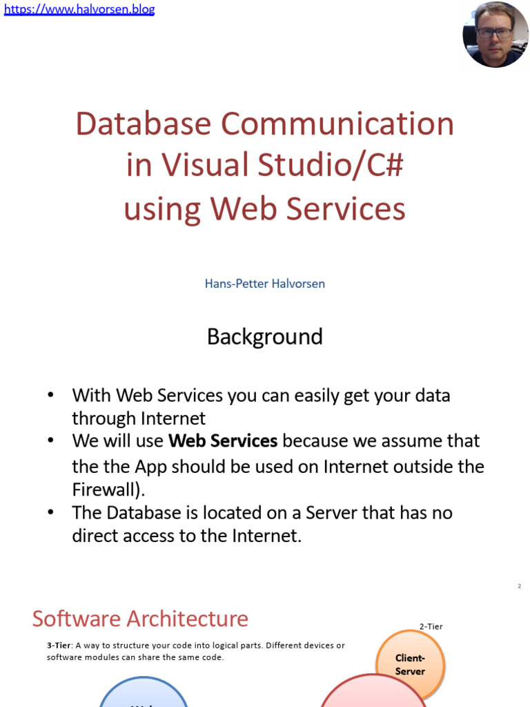 Database Communication Using Web Services Pdf Web Application World Wide Web