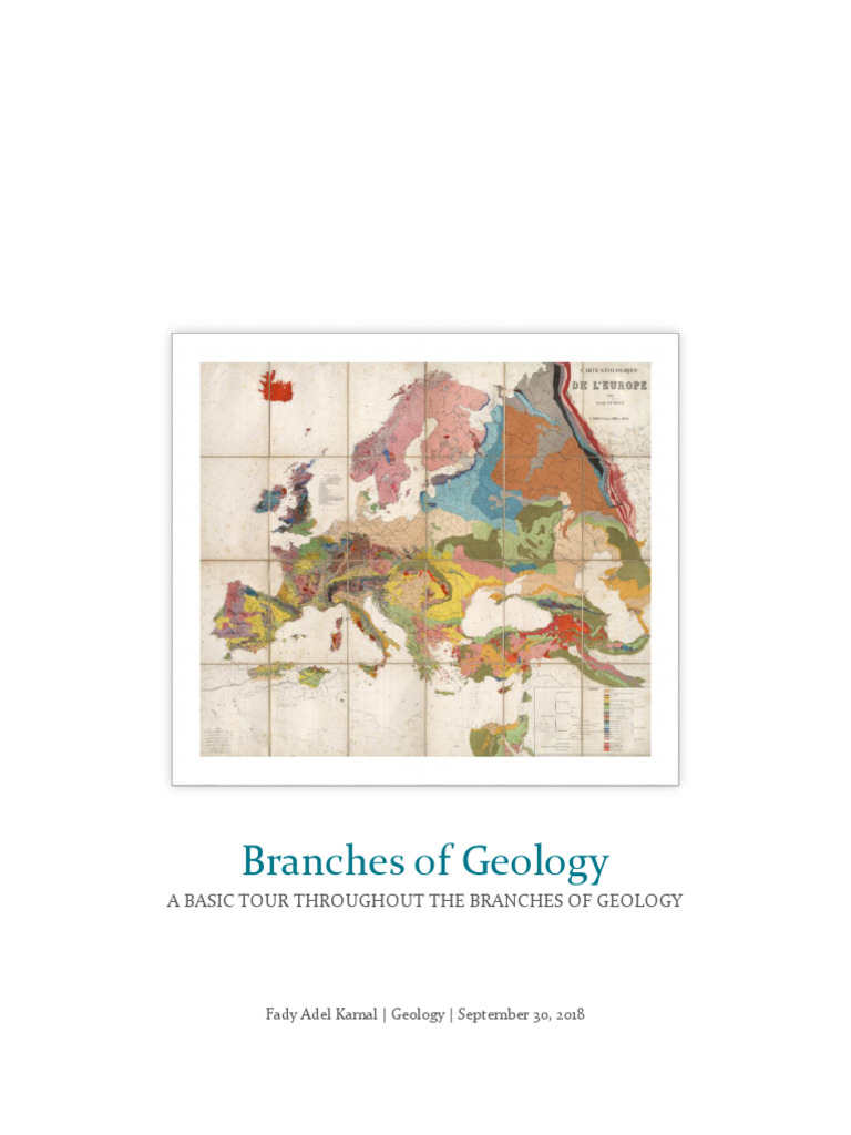 Branches of Geology | PDF | Geology | Planetary Surface