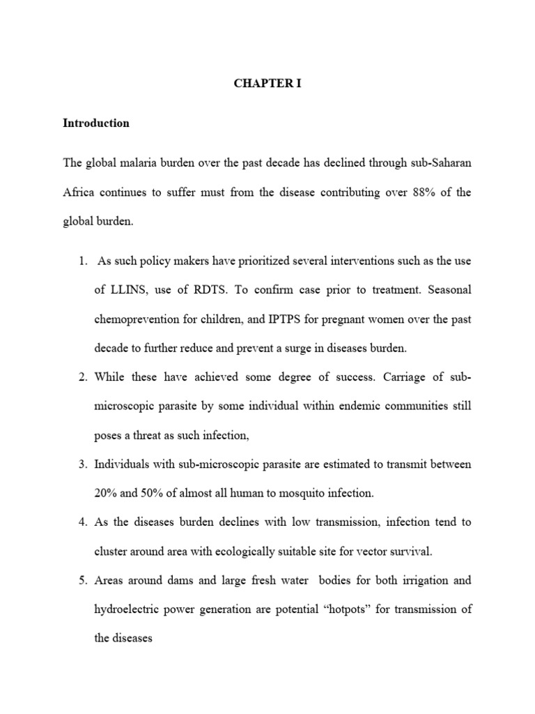 Sani Ashiru Project | PDF | Malaria | Polymerase Chain Reaction