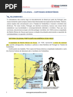 Nomes E Mapa Das Capitanias Hereditárias Pdf Portugal Brasil