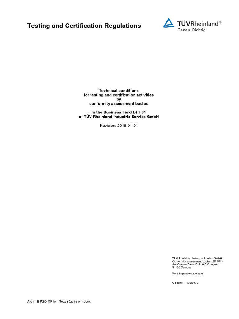 tuv-rheinland-testing-and-certification-regulations-pressure-equipment ...
