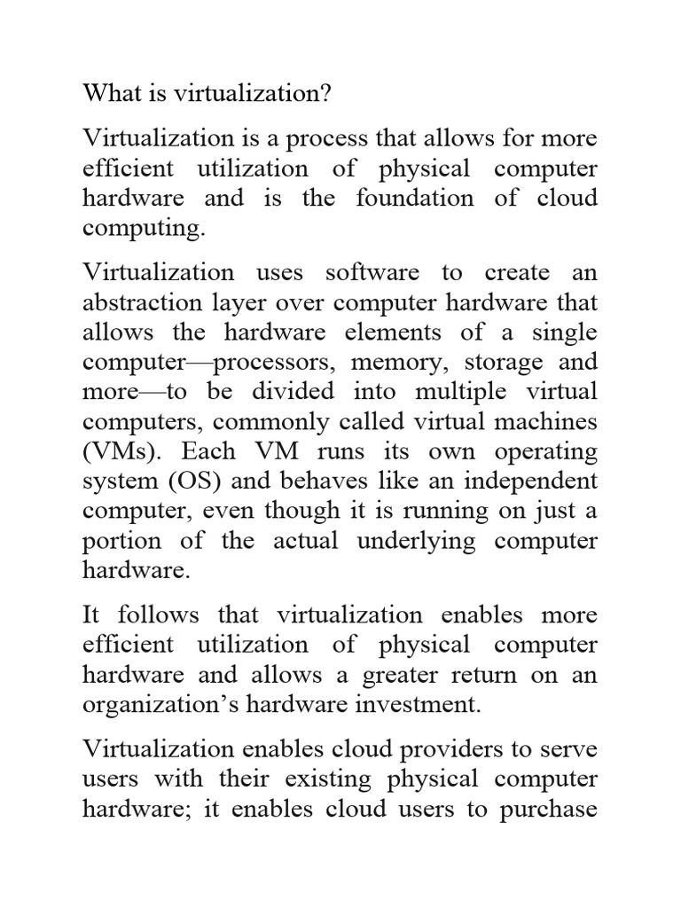 Unit 2 | PDF | Virtualization | Virtual Machine