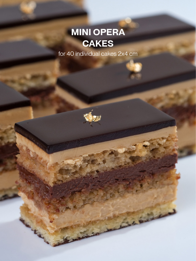 Mini Opera Cakes | Download Free PDF | Cakes | Foods