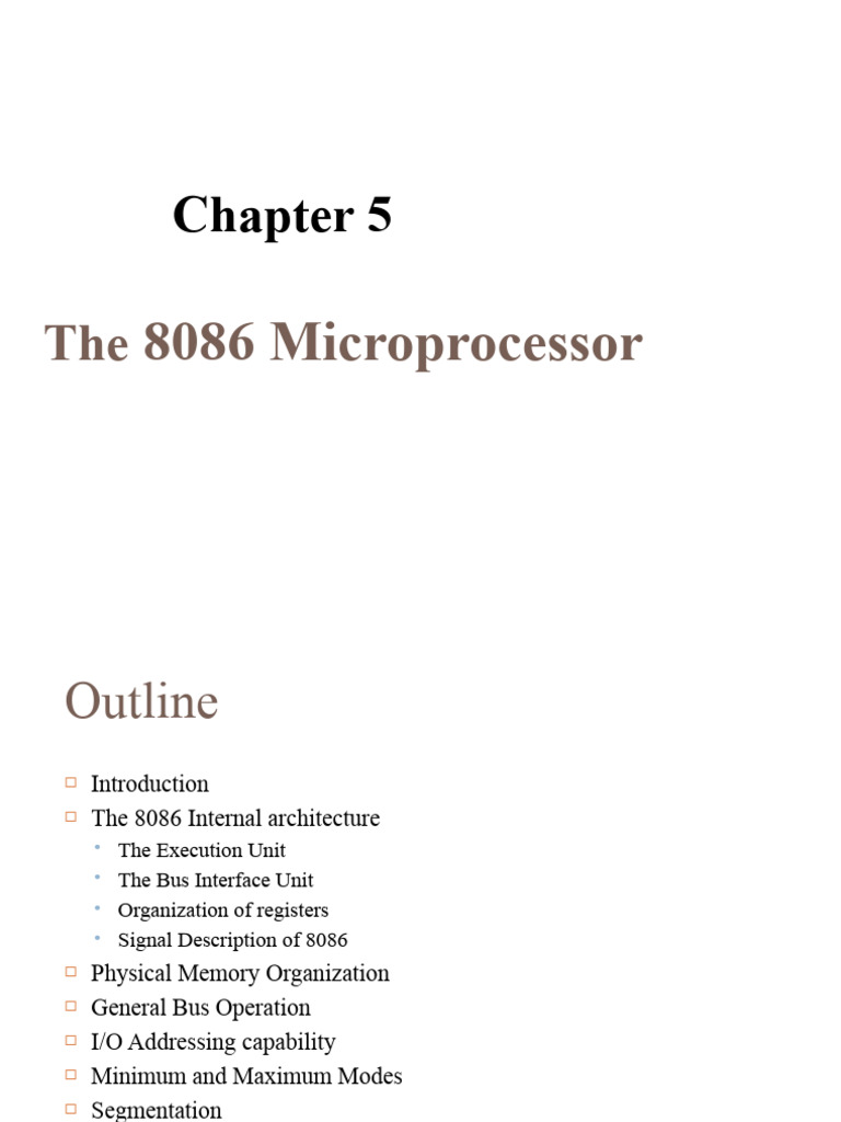 Chapter 5 | PDF | Central Processing Unit | Integrated Circuit