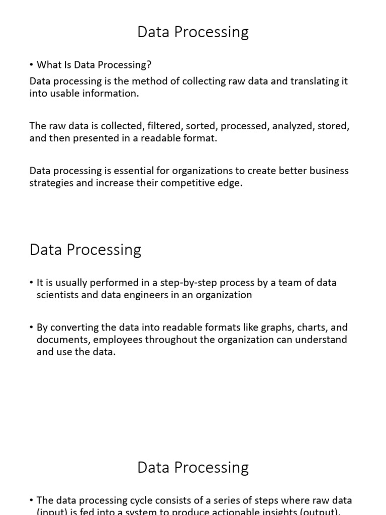 Data Processing | PDF | Cloud Computing | Software As A Service