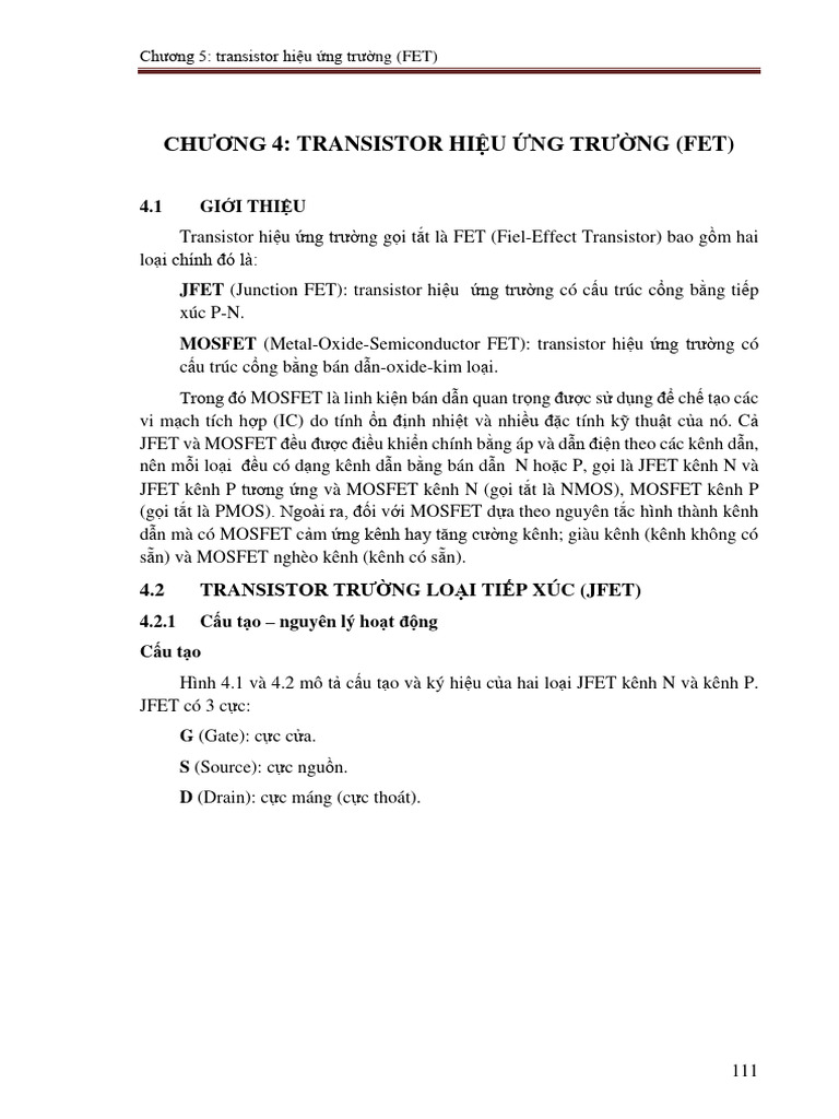 Chapter4 FET | PDF