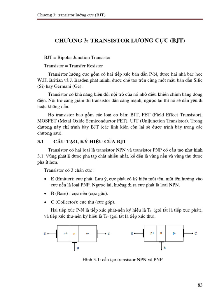 Chapter3 BJT | PDF