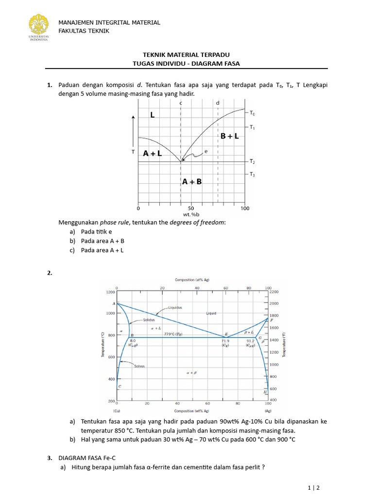Tugas Individu - Diagram Fasa | PDF
