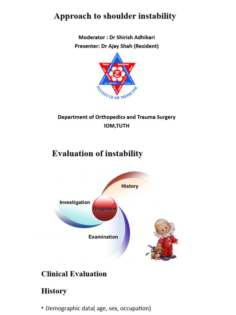 Approach To Shoulder Instability | PDF | Shoulder | Musculoskeletal System
