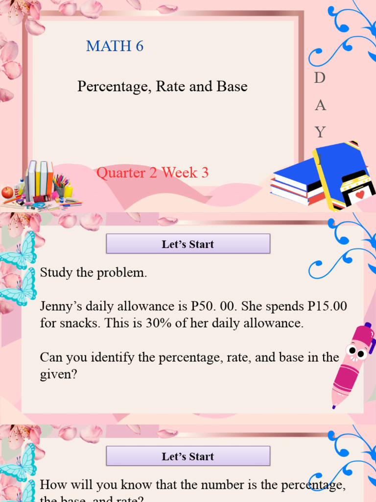 Math Q2 W3 | PDF | Percentage | Mathematics