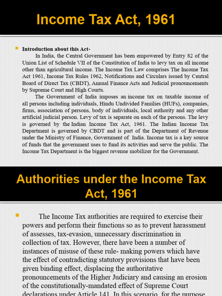 Athorities Under Income Tax Ramesh Kumar (26!08!2020) | PDF | Taxes | Income Tax
