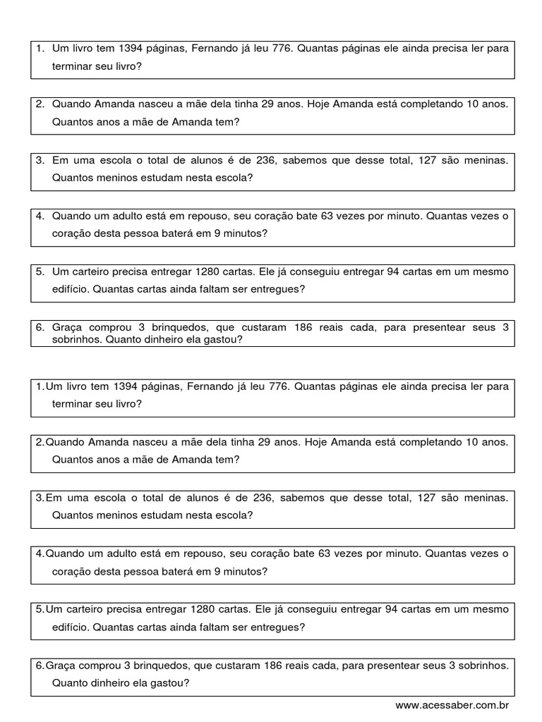Problemas de Matematica | PDF
