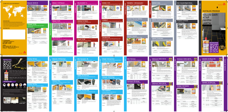 Brosur Lipat Produk Sika | PDF