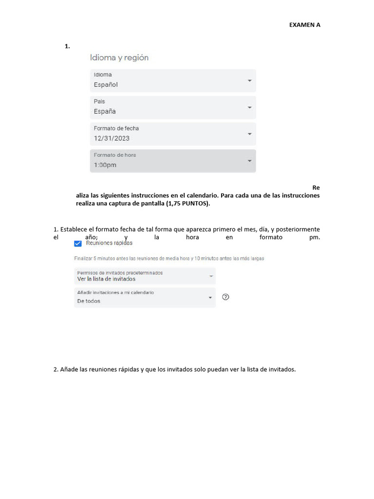 Examen A | PDF